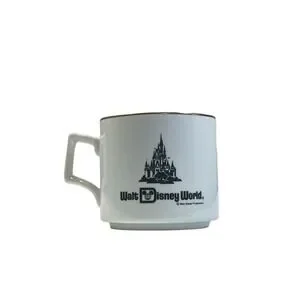 Disney | Dining | Vintage Walt Disney World Coffee Mug Castle Logo Made ...